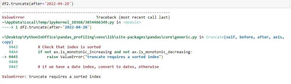 How To Truncate Dataframe In Pandas Python In Office 6050